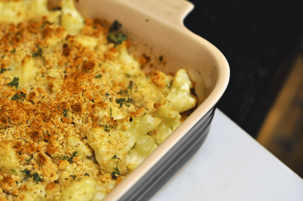 Terrific Goat Cheese Cauliflower Casserole - The Rocky Mountain Woman
